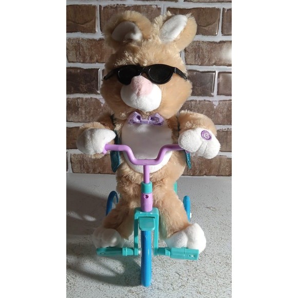 Gemmy | Toys | Gemmy Bunny Rabbit Bicycle Race Queen Tricycle Easter ...